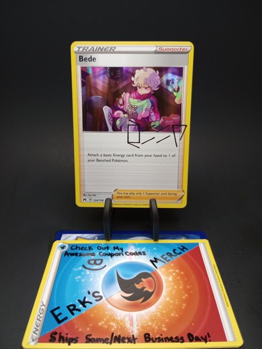 Bede 124/159 Crown Zenith Holo Rare Pokemon Card | eBay
