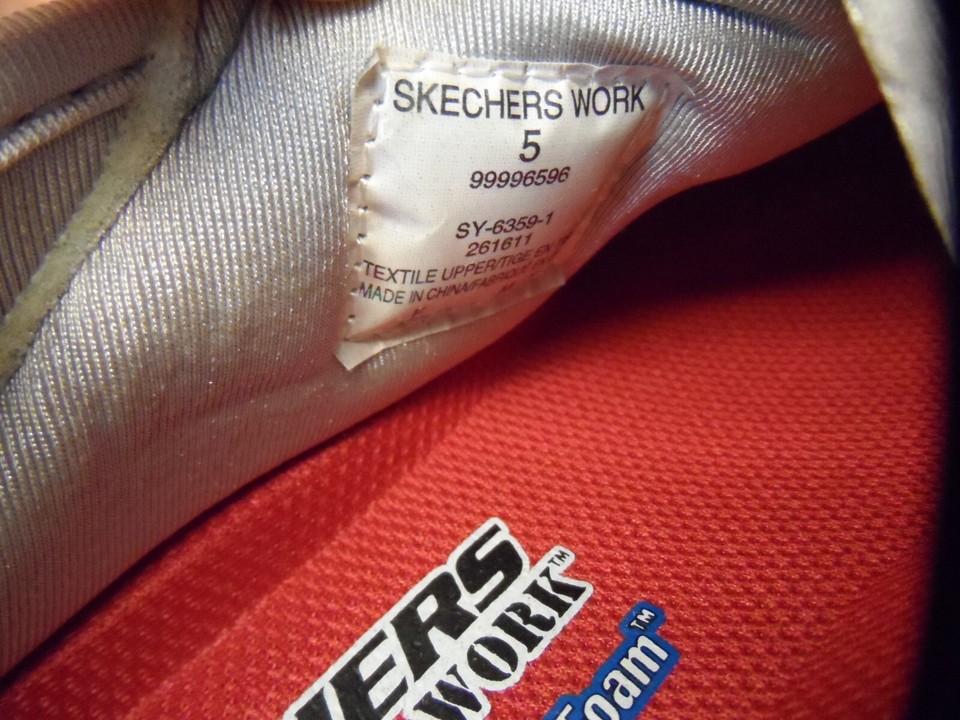 Skechers Women's Aluminum Toe SP Slip-Resistant Work Shoes 99996596 ...