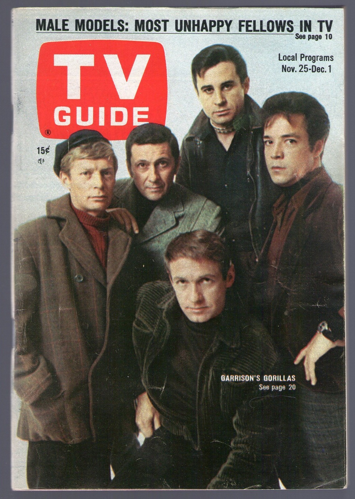 1967 Oakland Tv Guide~GARRISONS GORRILAS~BETH BRICKELL~MARK ROGERS ...