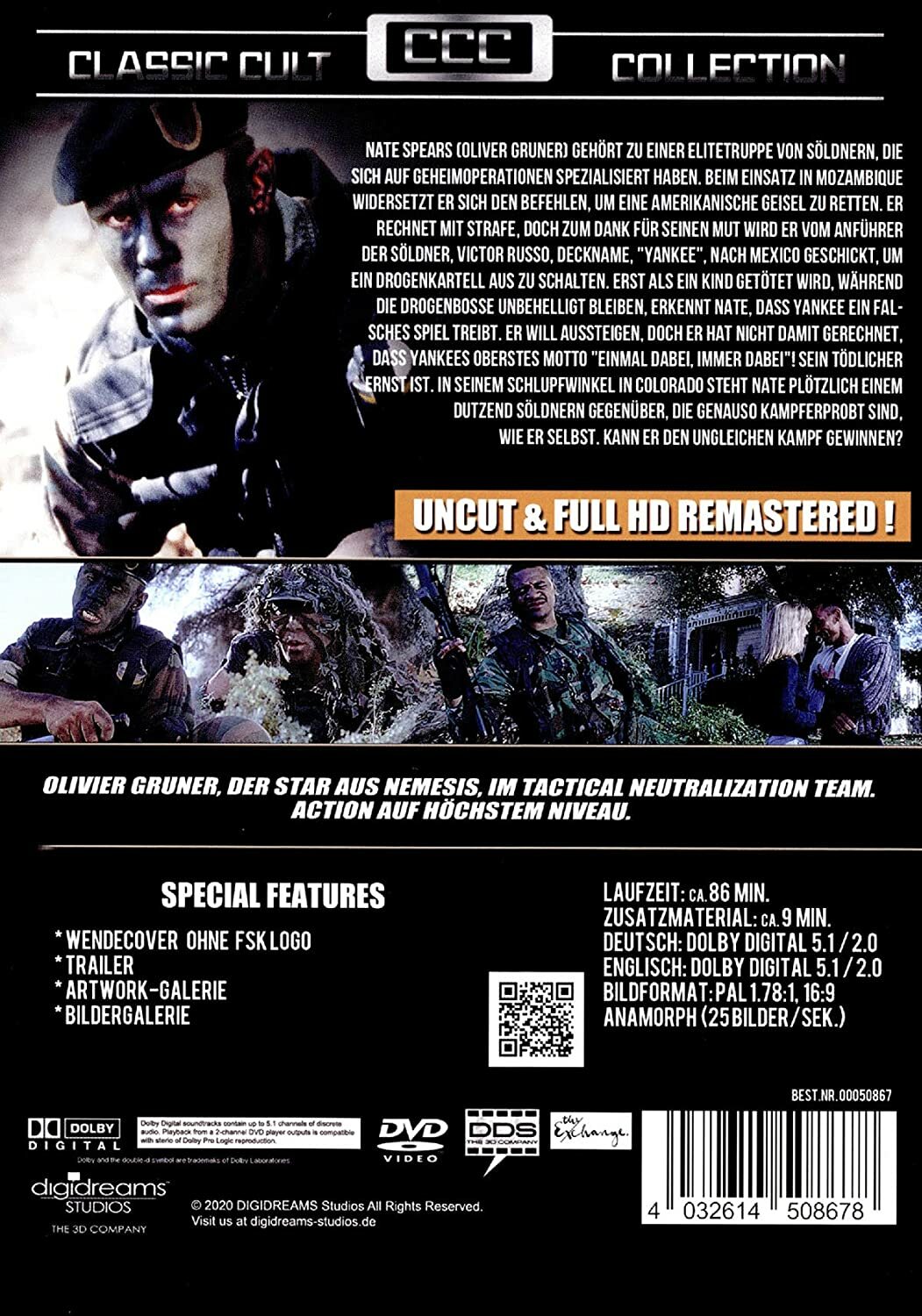 T.N.T. / TNT *1997 / Uncut / Eric Roberts / Oliver Gruner* NEW Region 2 ...