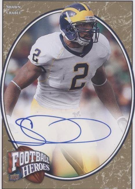 2008 Upper Deck Football Heroes - Rookie Heroes Shawn Crable #153 Gold ...