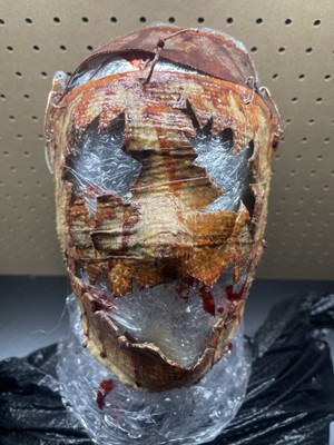 Custom Bloody Butcher Skinned Face Halloween Horror Leatherface Mask | eBay