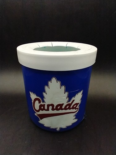 The Fridge Vintage Freezable Drink Cooler Koozie Can Holder Canada Maple Leaf | eBay