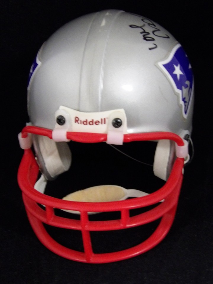 Peter Max Artist Signed New England Patriots Replica Mini Helmet JSA ...