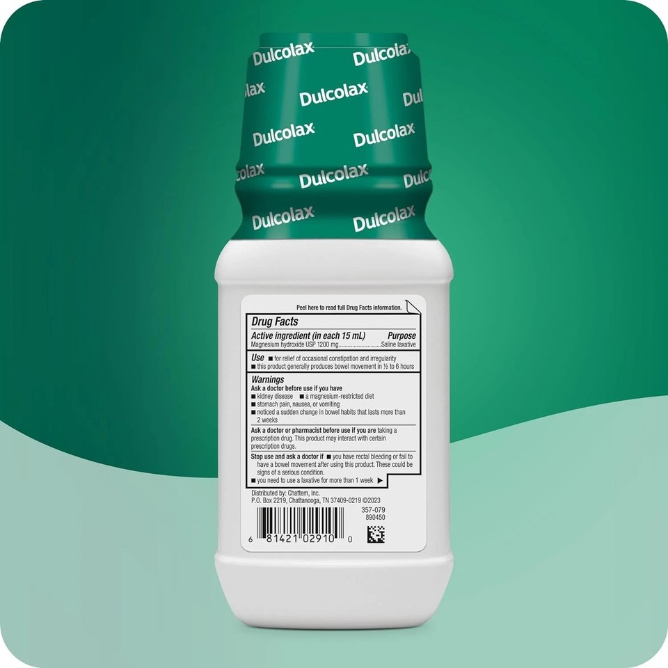 Dulcolax Saline Laxative Liquid - Fast, Gentle Constipation Relief ...
