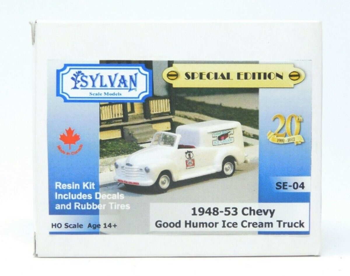 Sylvan Scale Models SE-04 HO 1948-53 Chevy Good Humor Ice Cream Truck ...