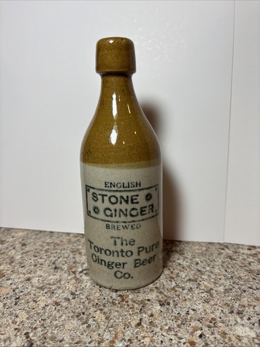The Toronto Pure Ginger Beer Co English Brewed Stone Ginger Bottle | eBay