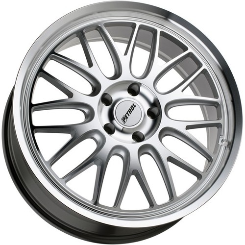 (Set of 4) Petrol P4C 19x8 5x4.5" +40mm Silver Wheels Rims 19" Inch ...