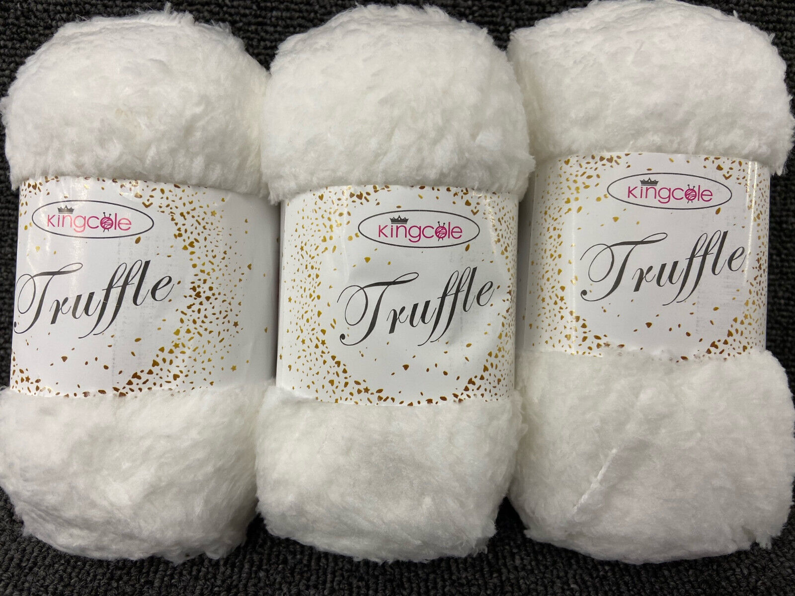 King Cole Truffle Faux Fur Double Knit DK Wool Yarn by 100g Ball ...