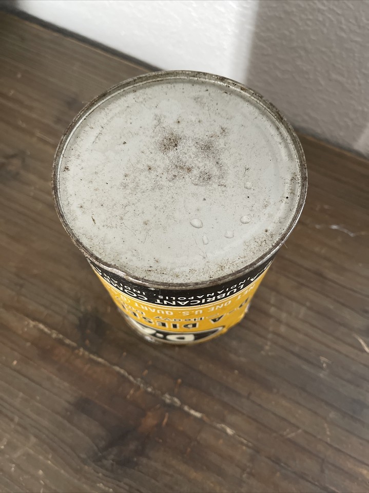 Vintage Original D-A Diesel Oil Heavy Duty Full Quart OIL CAN DA ...