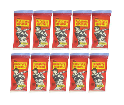 2024 Topps Archives Baseball Fat Pack 16 Cards Ea 10 pks - 1 Yellow ...