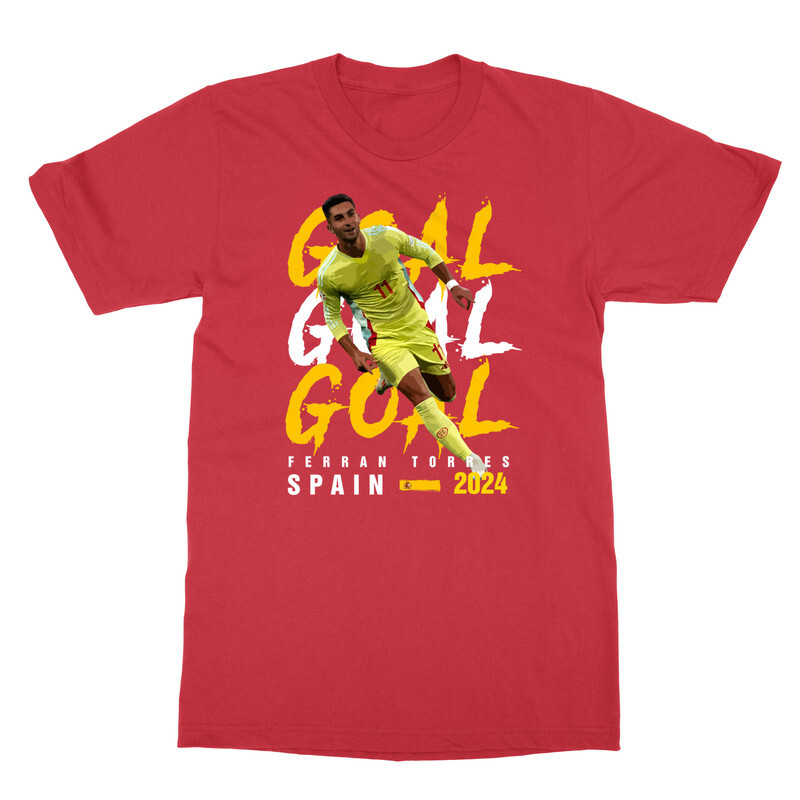 Goal Spain Soccer Star 2024 Scorer Ferran Torres Unisex T-Shirt | eBay