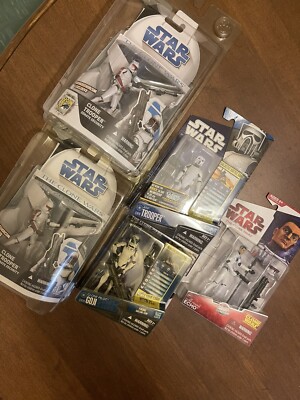 Star Wars Clone Wars Animated Lot Goji ARF Echo Trooper Senate Security ...