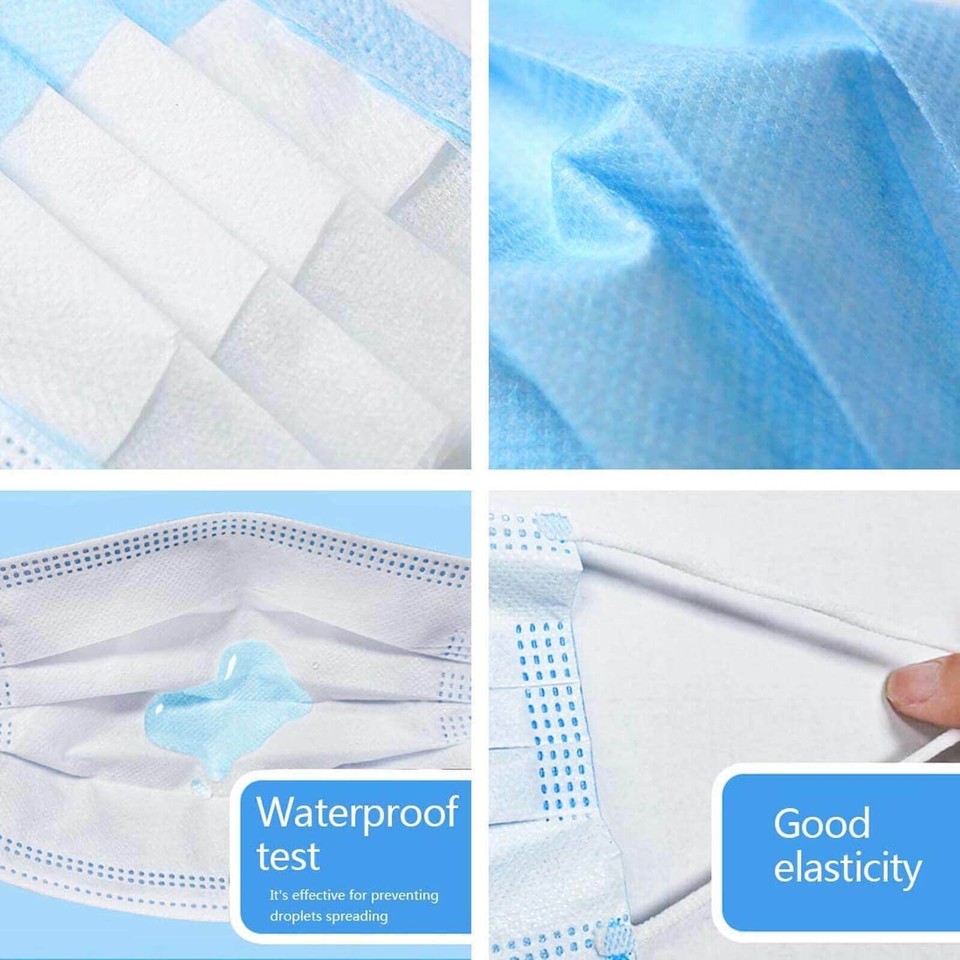 LOW PRICE - 50 PACK - 3-Ply Disposable Surgical Face Mask / Type 2R II ...