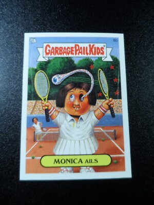 Monica Seles Tennis Spoof Garbage Pail Kids Card | eBay