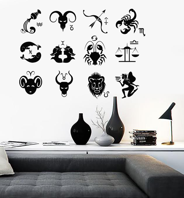 Vinyl Decal Wall Sticker Astrology Symbol Zodiac Icon Decor (n901) | eBay