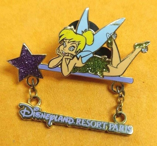 Disney Tinkerbell Pin enaml Peter Pan Tinker Bell, Disneyland Resort ...