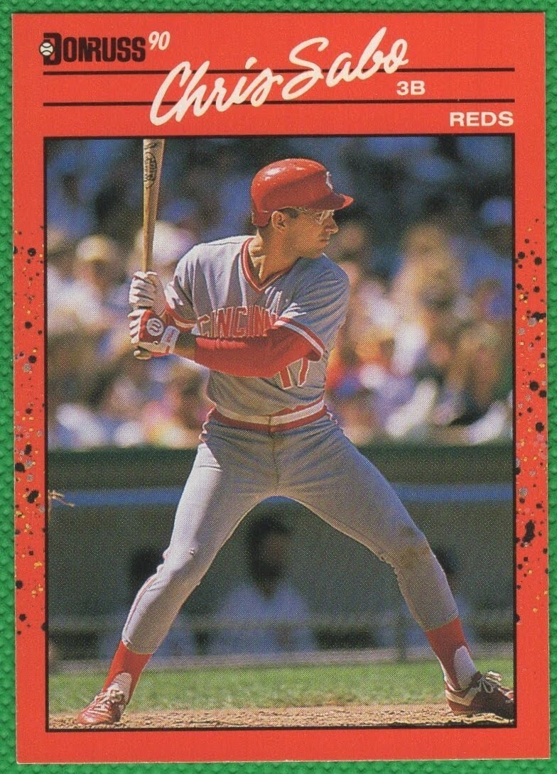 Chris Sabo - 1990 Donruss #242 - Cincinnati Reds Baseball Card | eBay
