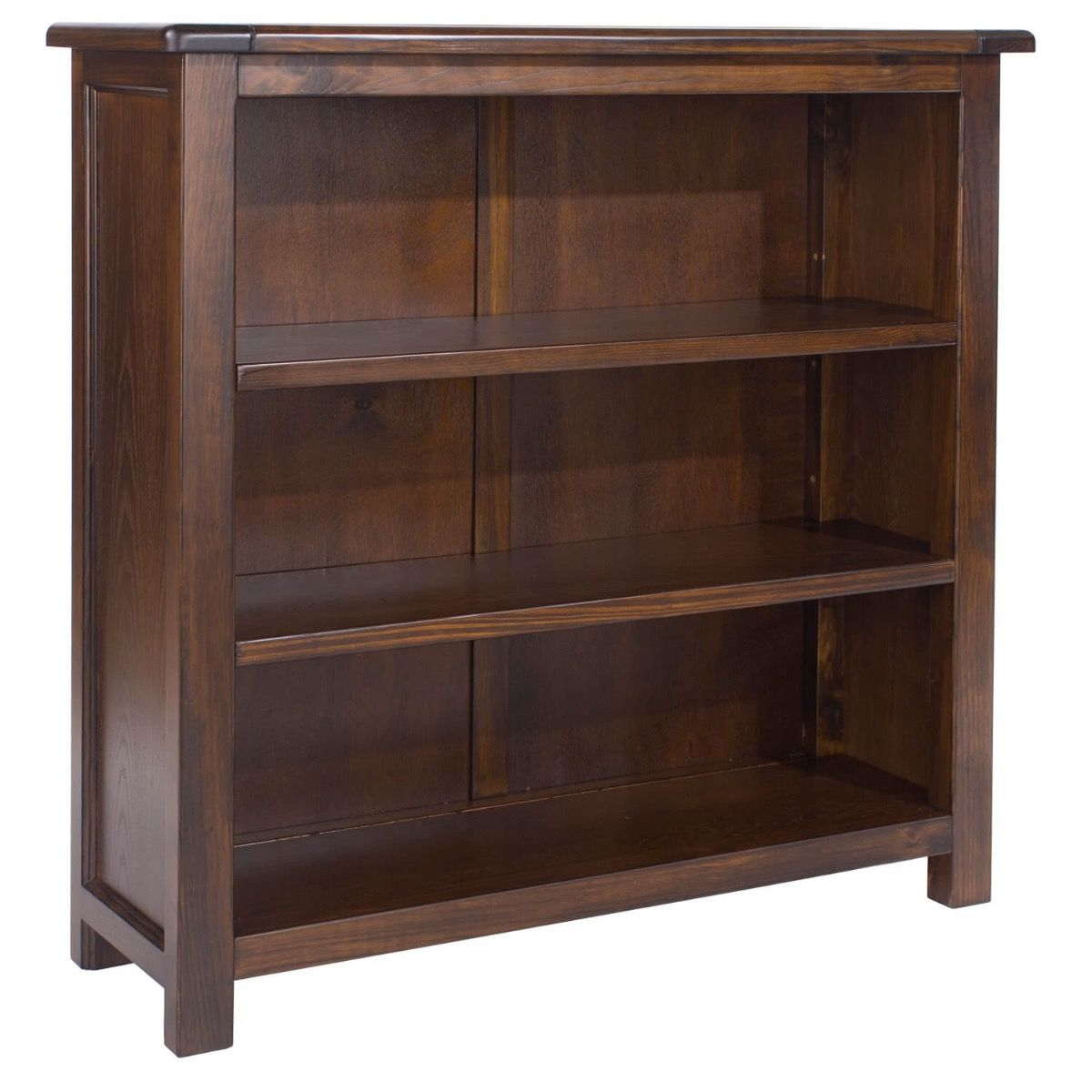 Dark Wooden Bookshelf Vellar Small Bookcase Home Centre Direct
