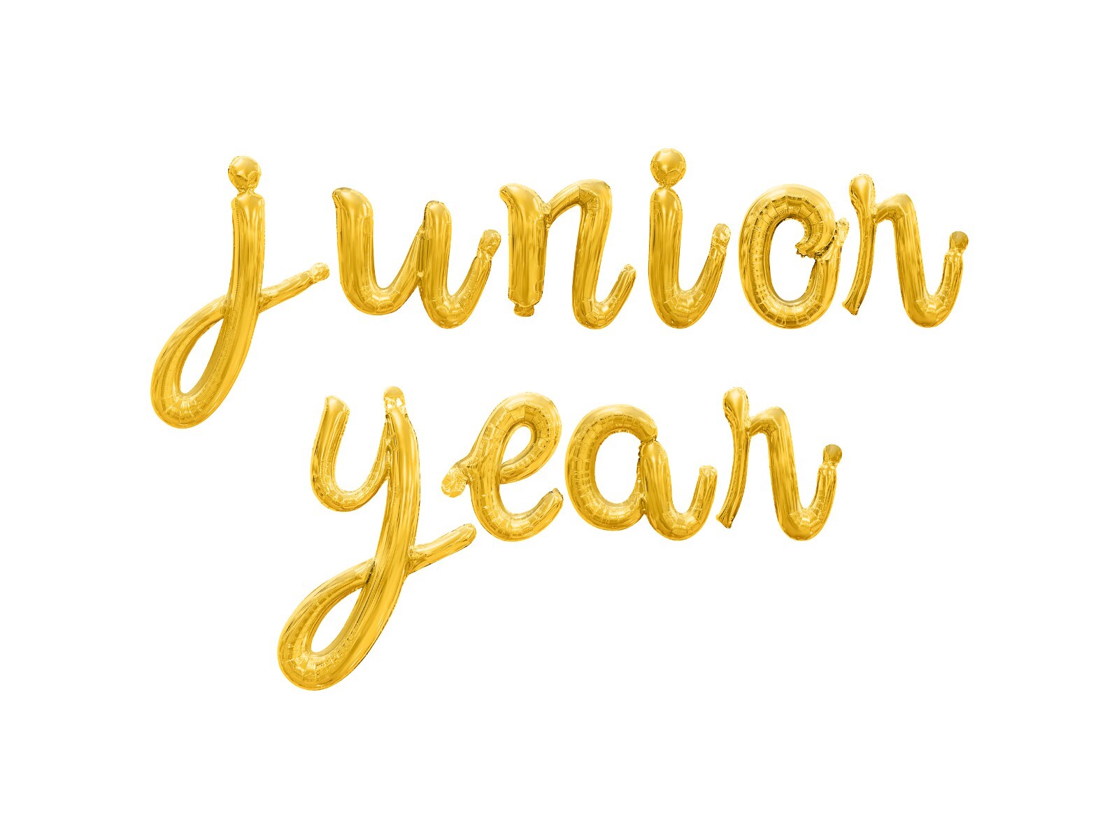 JUNIOR YEAR Cursive Letter Balloon Banner - Junior Year Party ...