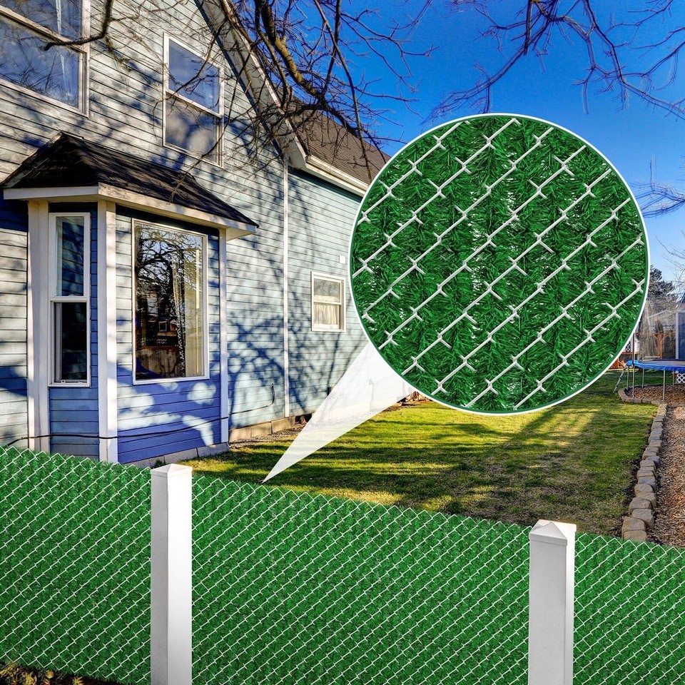 Lyrow 82 Slats Hedge Slats Chain Link Fence Slats Fence Privacy Slats ...