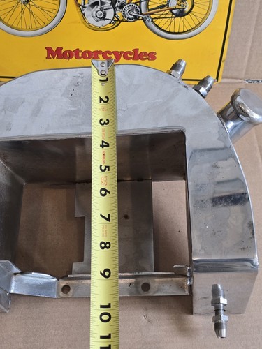 Chrome Oil Tank Santee Harley Shovelhead Ironhead Panhead FXR Evo | eBay