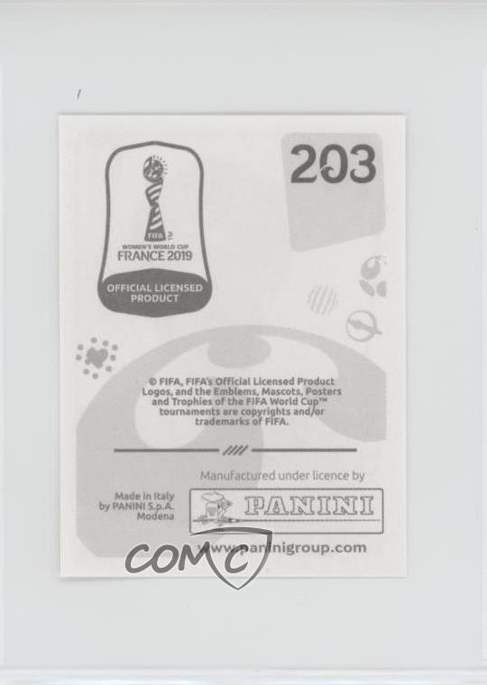 2019 Panini Fifa Women's World Cup France 2019 Album Stickers Alice ...