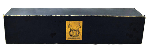 UNDER TWO FLAGS Storage Display Cardboard Box 4 Military HORSES & GUN ...