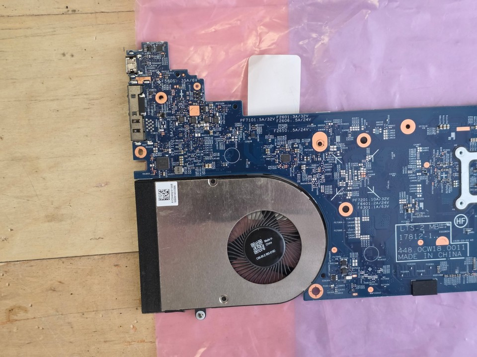 Lenovo ThinkPad T580 Laptop Motherboard i5-8250U UMA 17812-1 FRU ...