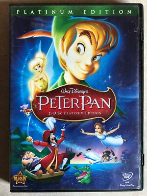 Peter Pan (DVD, Disney 2-Disc Platinum Edition, 1953) - STK ...