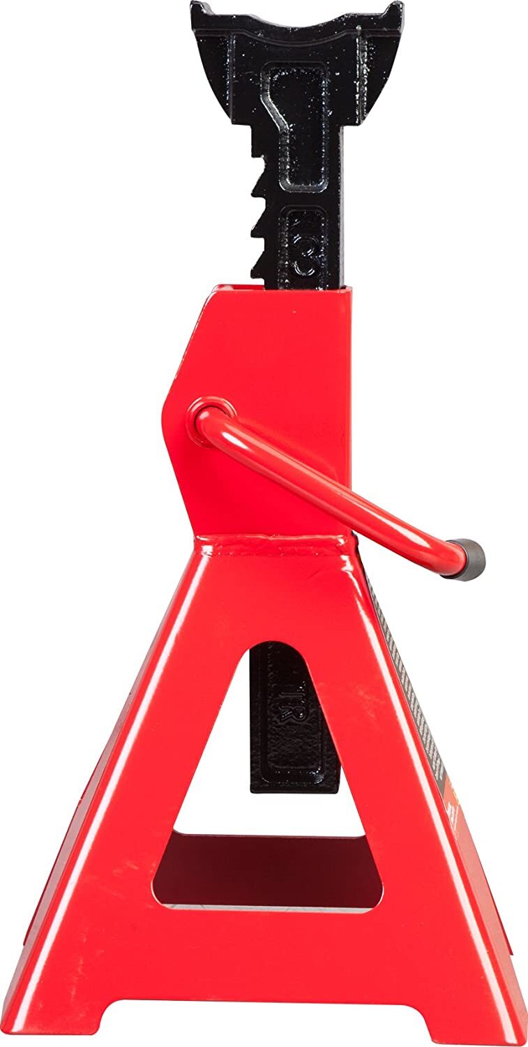 BIG RED T46202 Torin 6 Ton (12,000 lbs) Capacity Steel Jack Stands, Red ...