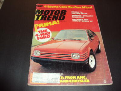 Motor Trend May 1976 Honda Vs. Mazda Mizer ID:42650 | eBay