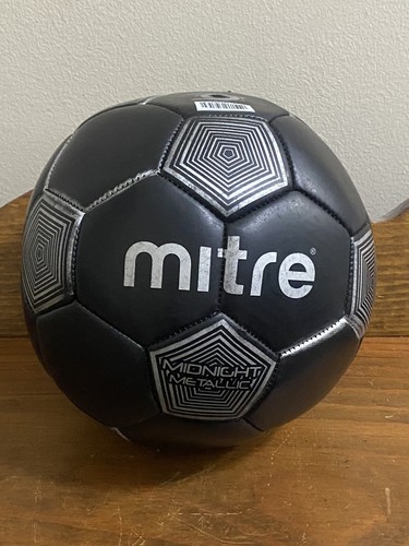 Mitre Midnight Metallic Performance Soccer Ball, Size 3 Used | eBay