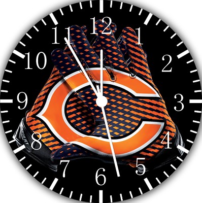 Chicago Bears Frameless Borderless Wall Clock Nice For Gifts or Decor ...