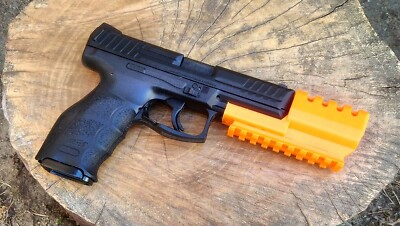 J.W. Frame Mounted Compensator with 9-Slots Rail for H&K VP9 P30 ...