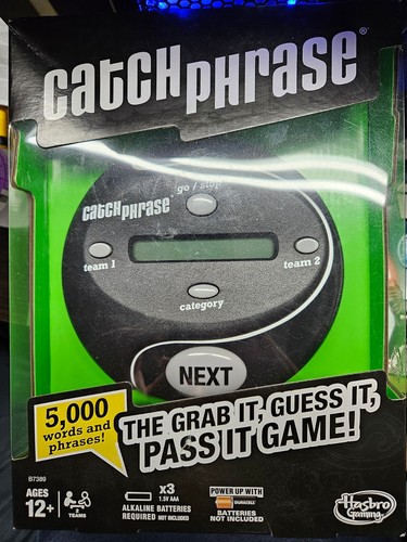 Hasbro-Catch Phrase-5000 Words Handheld Electronic Game-*2016*Black ...