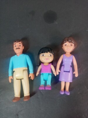 Dora the Explorer Family & Friends Set of 3: Dad, Mom, & Dora pre-owned ...