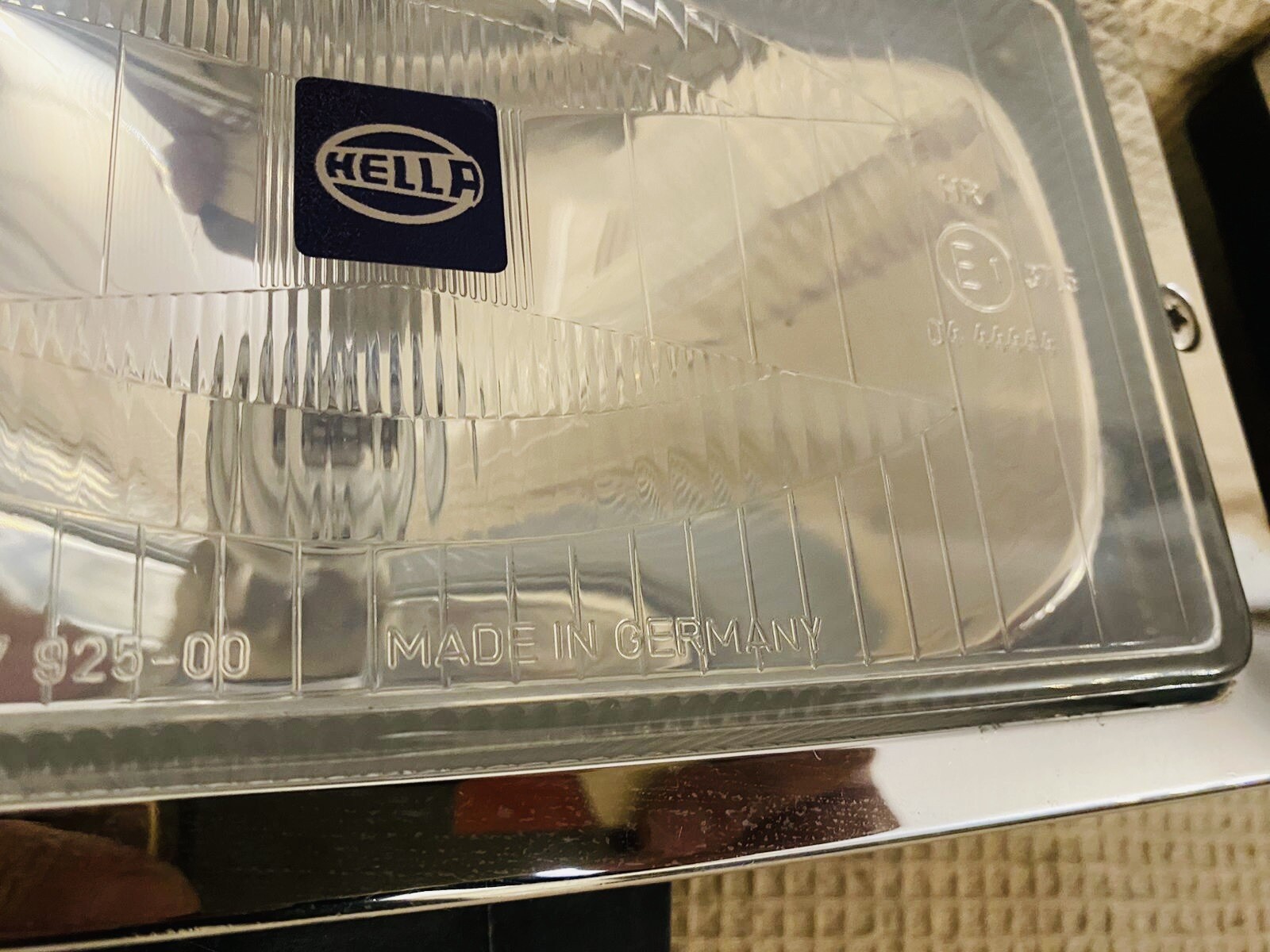 HELLA Jumbo 220 Fog Lights Halogen Chrome Headlights OldTimer | eBay