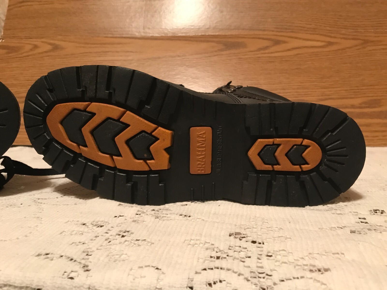 BRAHMA Steel Toe Gus Work BOOTS – 7.5W Safety Slip & … - Gem