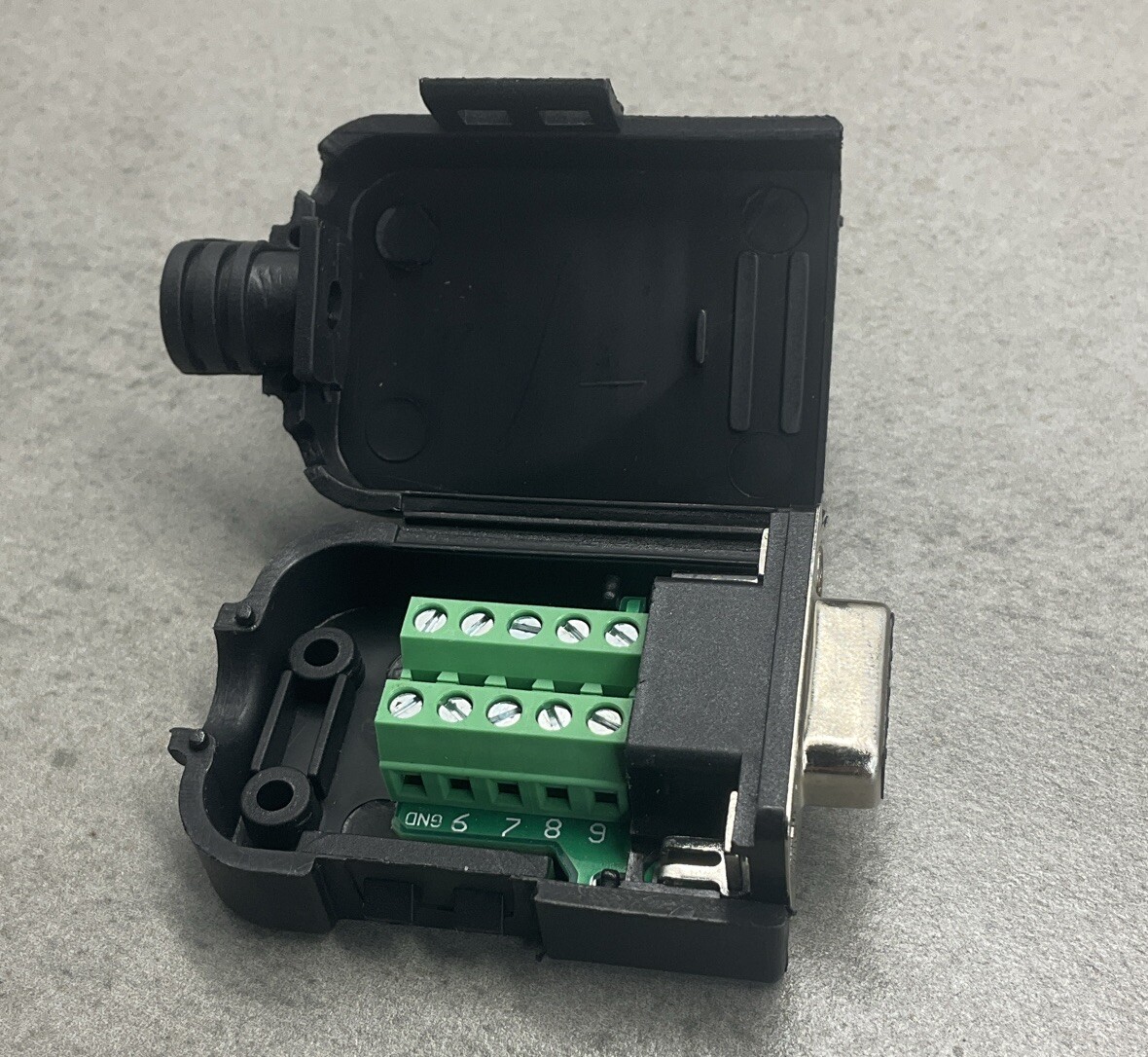 Connector DB9 RS232 D-SUB Male Serial Adapter 9-pin Port Adapter to ...