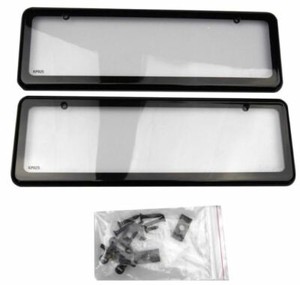 SLIMLINE NUMBER PLATE COVERS WATERPROOF - SIZE 5 DIGIT VIC PLATES ...