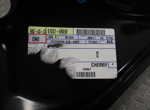 Genuine Toyota Extension Panel 61031-0R050 | eBay