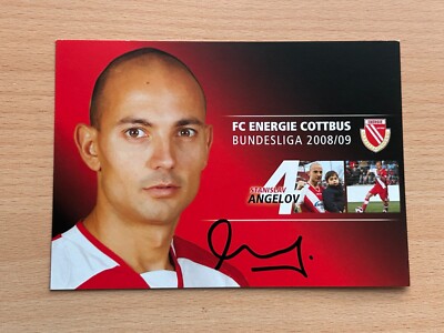 Stanislav Angelov FC Energie Cottbus Autogrammkarte original signiert # ...