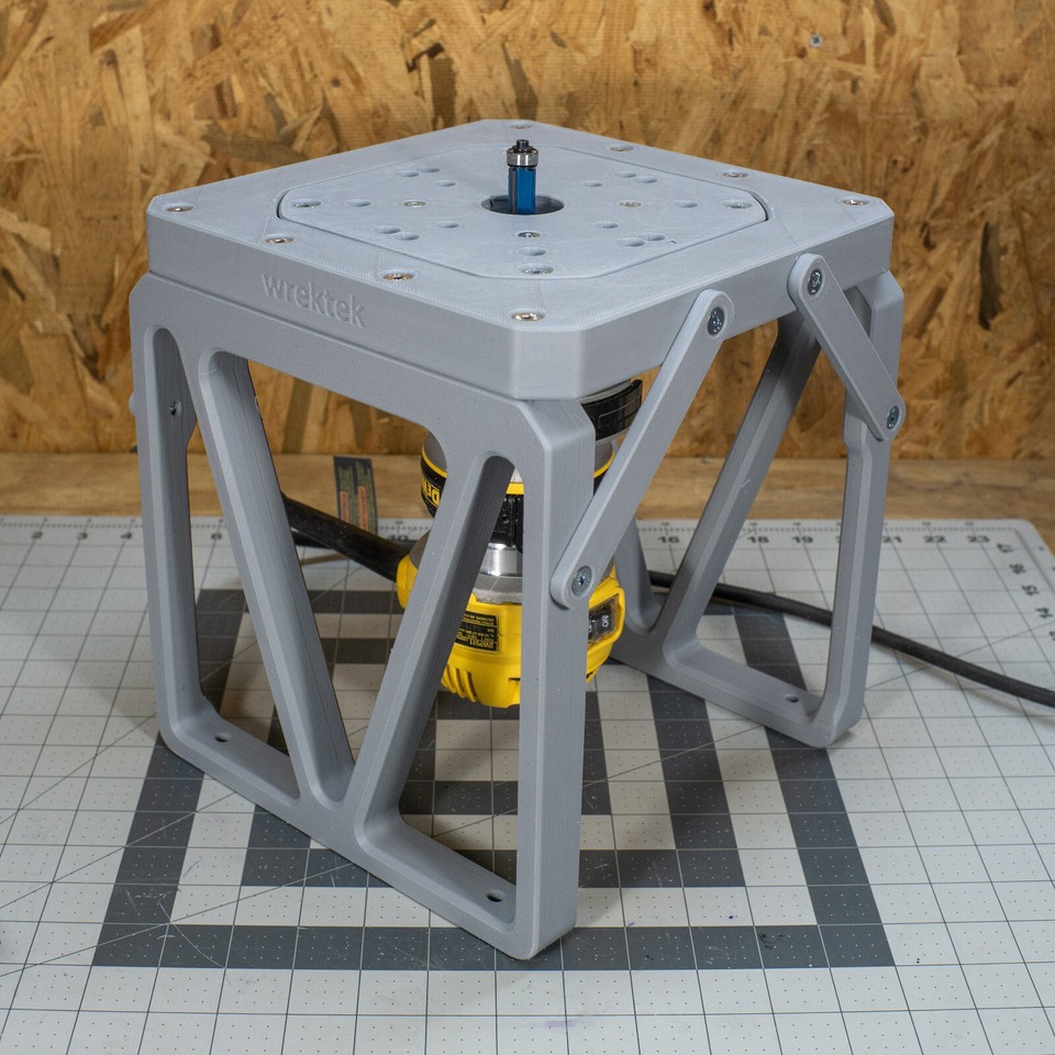Mini Benchtop Router Table for DeWalt DWP611 & DW616 Fixed Base Routers ...
