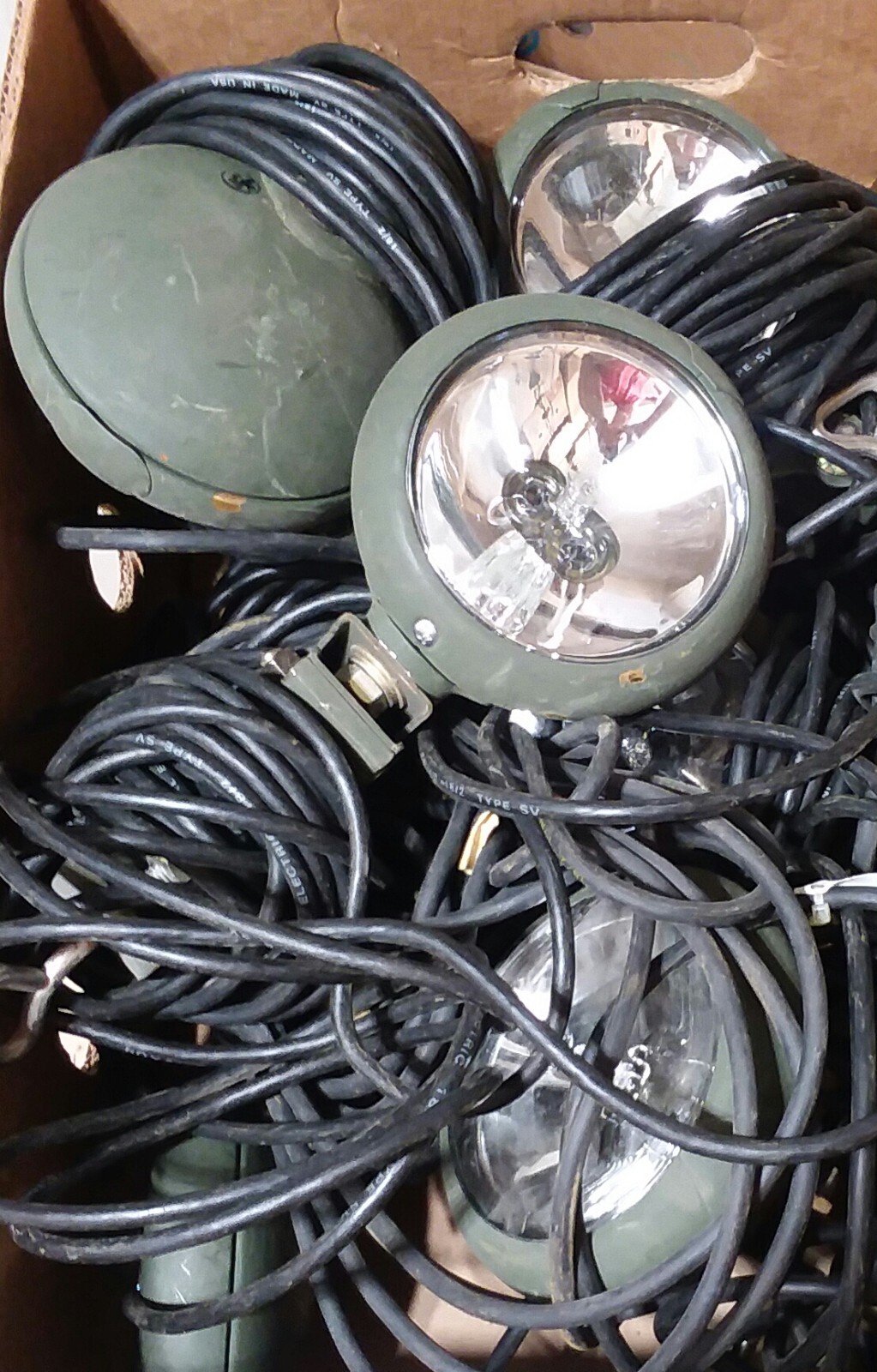 Military Combat Vehicle Truck 12/v Spot-Light Lamp 19' Wire Harness ...