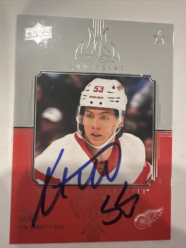 Moritz Seider Signed 2021/22 Upper Deck Honor Roll HR-51 Autographed ...