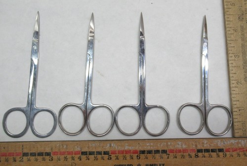 4 Used - Pakistan Centurion 4½" Straight Scissors | eBay