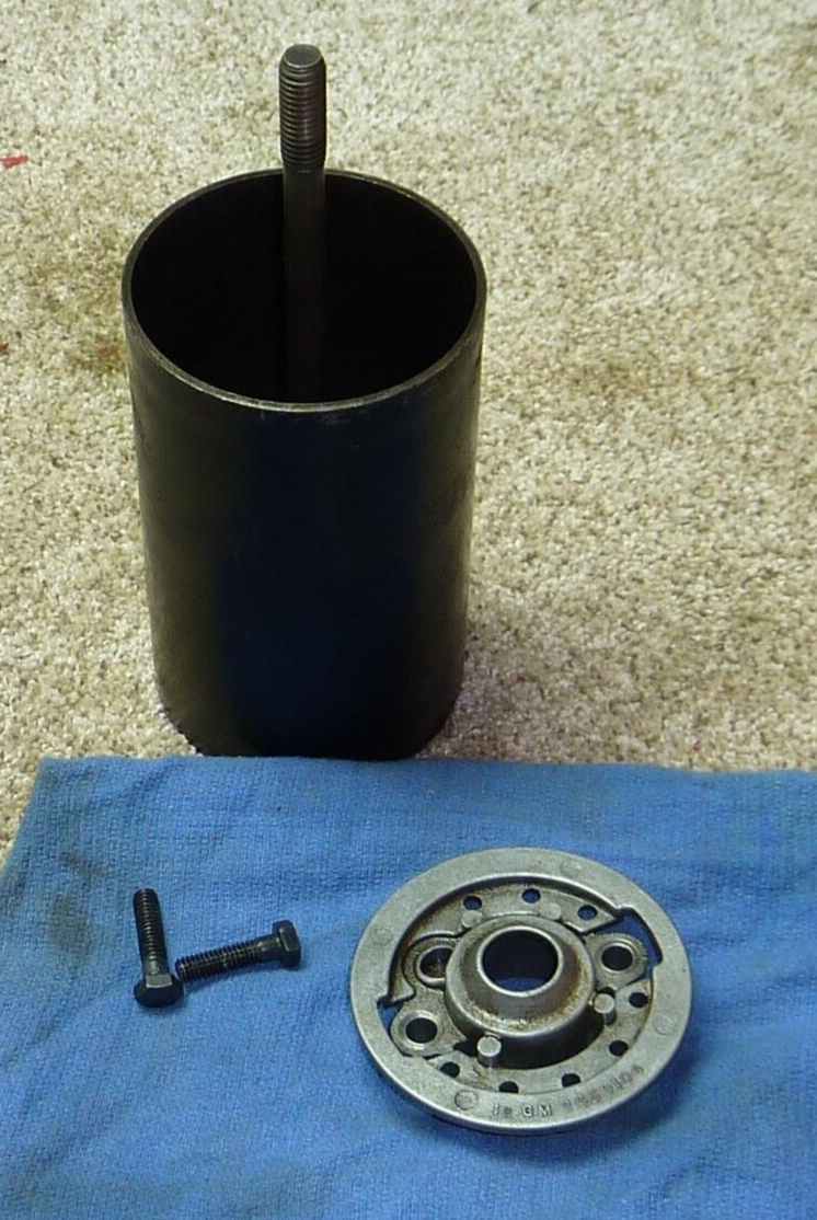 Chevrolet V8 Oil Filter Canister Adapter "TR" Bolts Original Very NICE ...