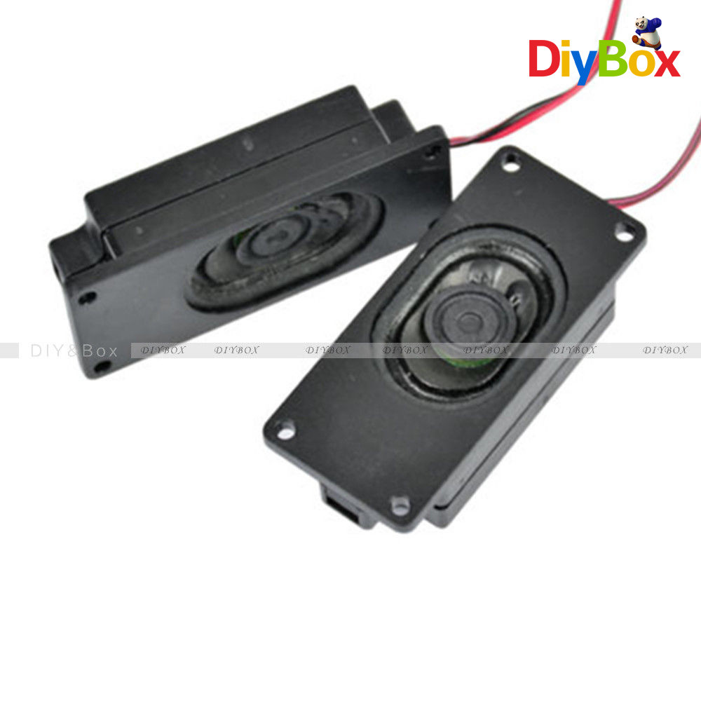 2PCS 3070 4 Ohm 3W Advertising LCD TV Speakers Loudspeaker Rectangle ...
