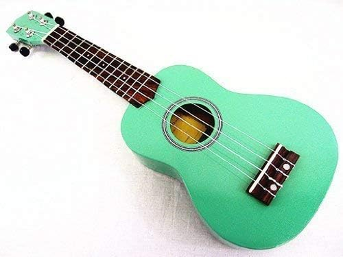 Beautiful Wooden Green with Round Hole 21' Soprano Ukulele/rosewood ...